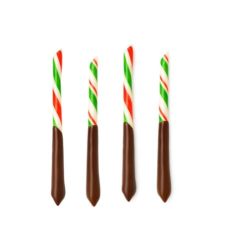 Chocolate Candy Cane Sticks - Zoe’s Chocolate Co.